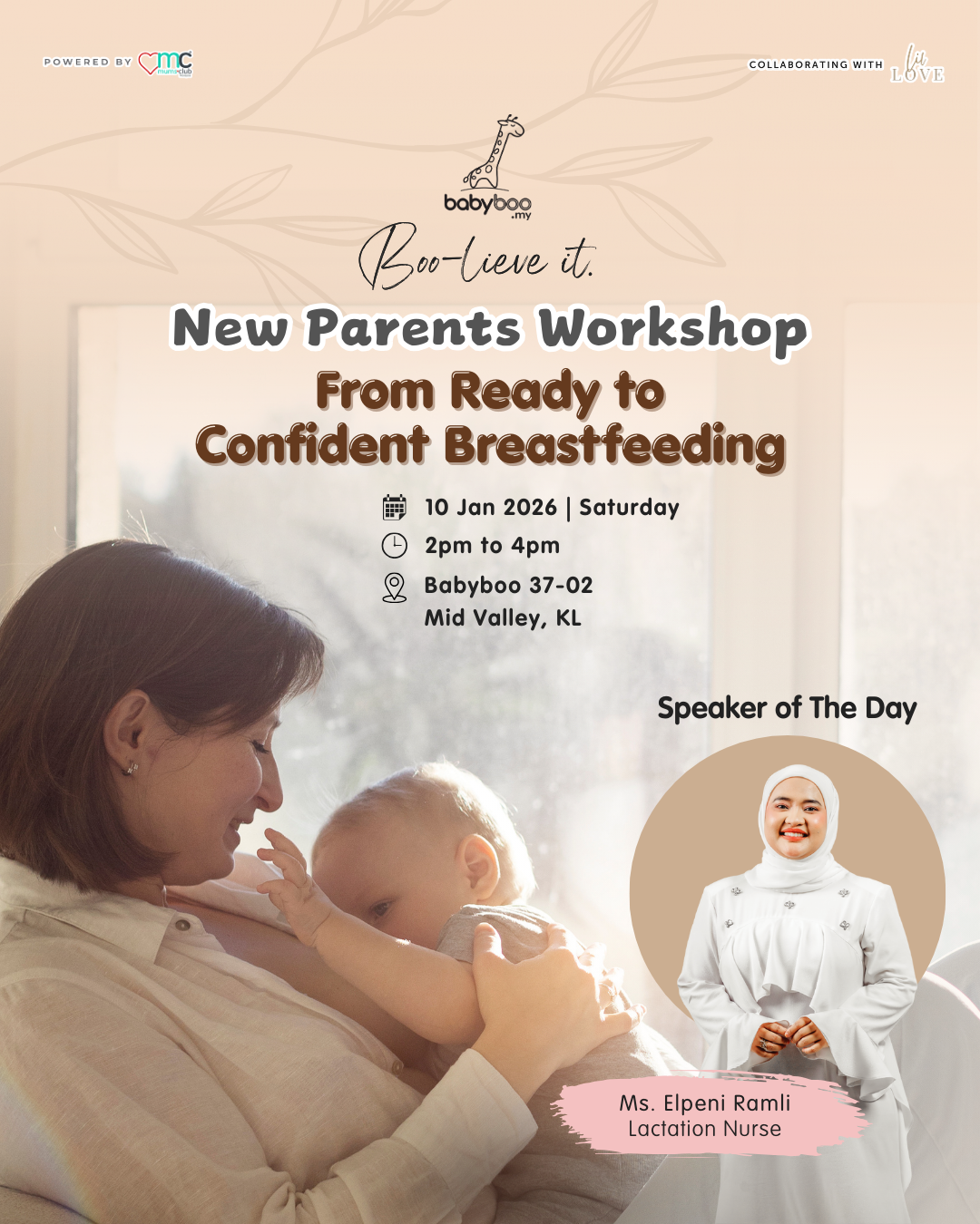 Ready to Confident Breastfeeding | Babyboo Workshop Tickets – babyboo